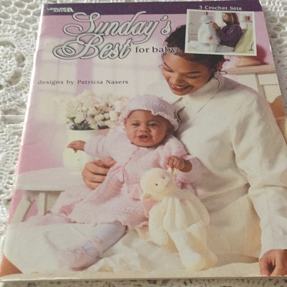 Leisure Arts | Other | Sundays Best For Baby Crochet Pattern Book ...